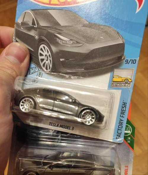 Tesla model s and 3,hot wheels and matchbox