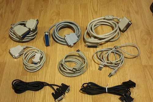 LPT, com, USB кабели