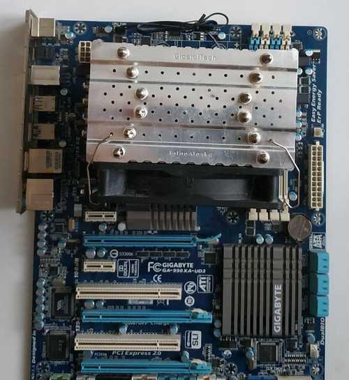 Комплект AMD Gigabyte GA-990XA-UD3+FX 6200+Cooler