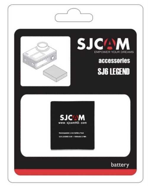Батарея, аккумулятор sjcam SJ6 legend