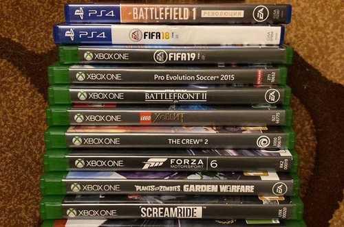 Игры на Xbox One и на PS4 (диски)