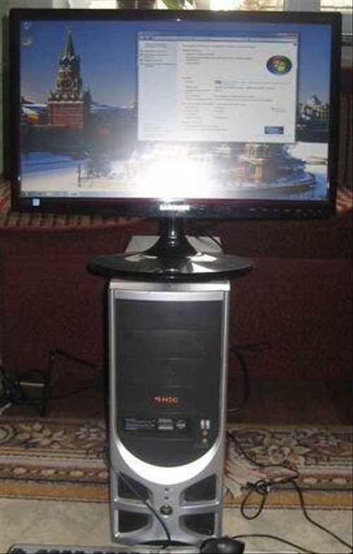 Компьютер с монитором 22 дюйма