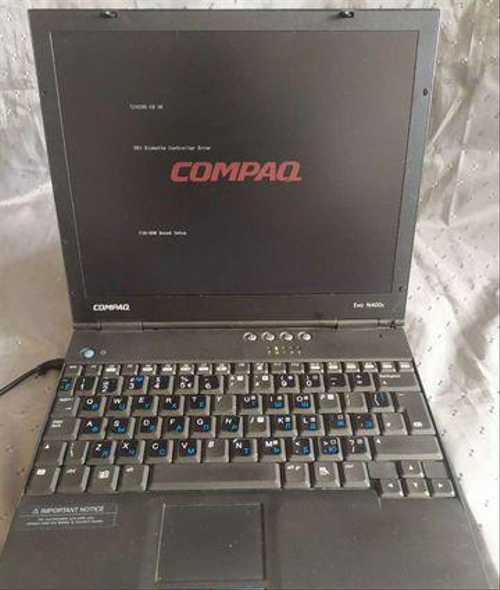 Ноутбук HP compaq Evo N400c