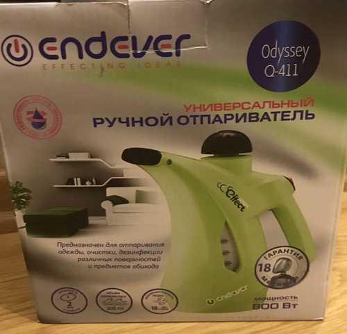 Отпариватель endever q-411 новый