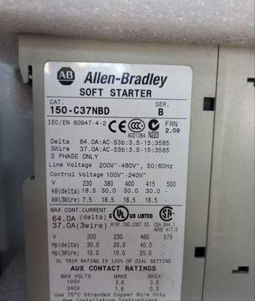 Устройство плавного пуска Allen Bradley