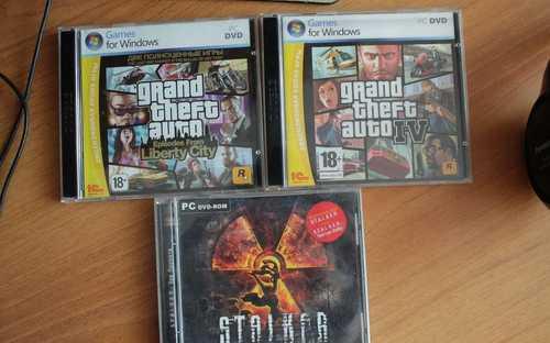 Продам игры лицензионные GTA, stalker