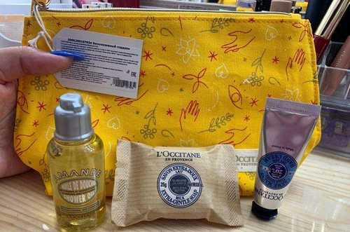 Набор миниатюр в косметичке L'Occitane локситан