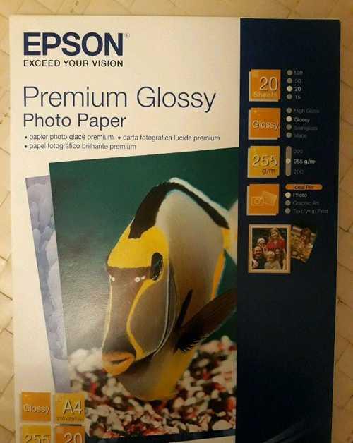 Фотобумага Epson Premium Glossy A4 (9 листов)