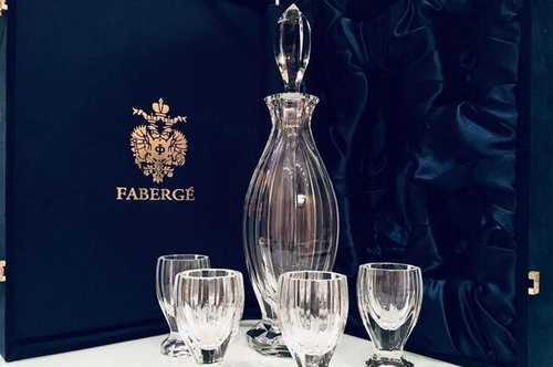 Набор Faberge Фаберже штоф и четыре рюмки