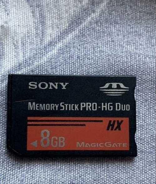 Memory Stick Pro-HG Duo 8gb флешка psp