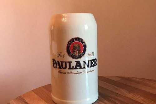 Кружка пивная paulaner 3 литра