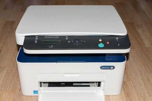 Лазерное мфу Xerox 3025 с wifi, как новый