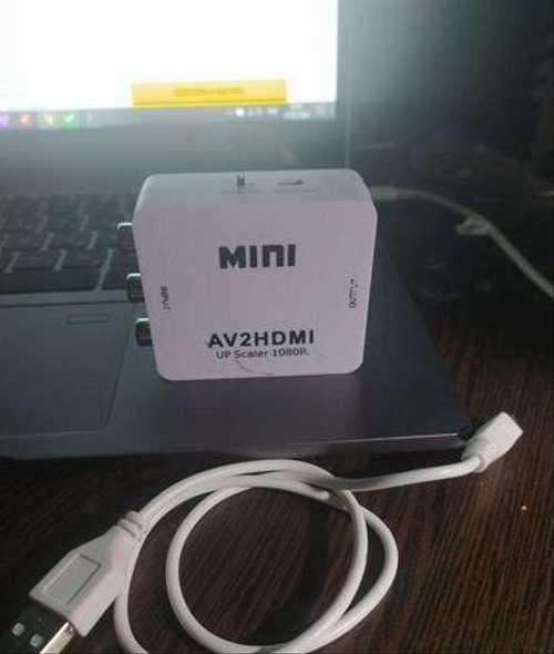 Av2hdmi переходник hdmi-AV (тюльпаны)