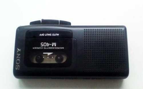 Диктофон Sony для микрокассет, made in Japan