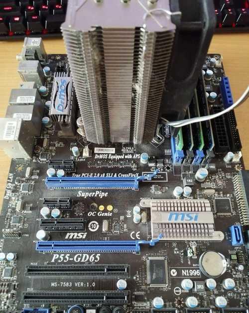 I7 860 LGA1156 ddr3 12Gb MSI p55 gd65