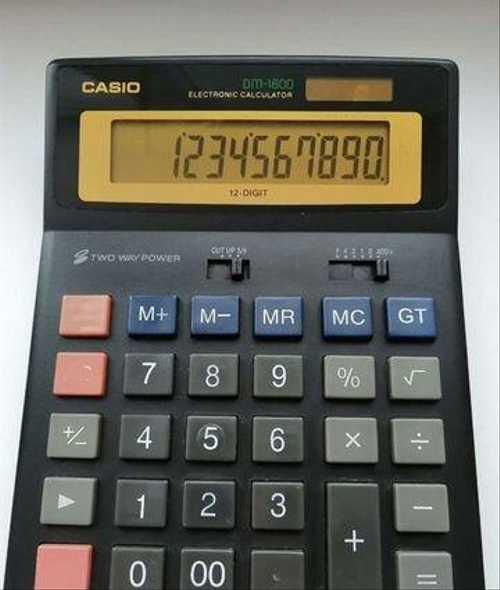 Калькулятор Casio DM-1800