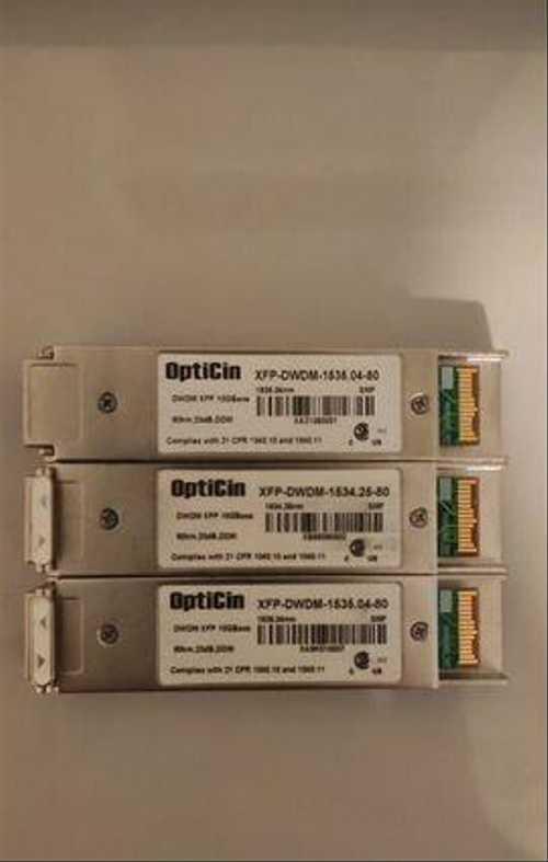 XFP dwdm 80км. 15хх.хх-80