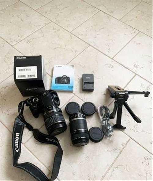 Фотоаппарат Canon + 2 объектива Canon