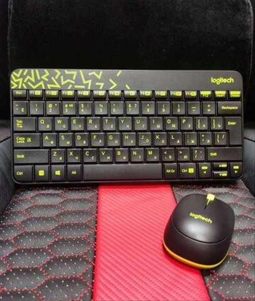 Клавиатура и мышь logitech Mk240 nano