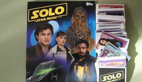 Topps Solo. A Star Wars Story. Альбом + сет