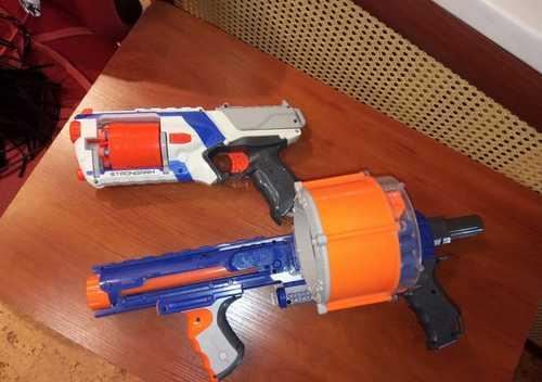 Автомат и бластер nerf
