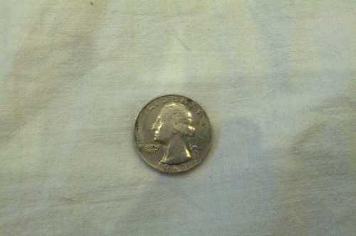 Quarter Dollar, Liberty, ln Godwe Trust, 1968