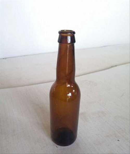 Бутылка пивная, 0,33 литра. Коричневая