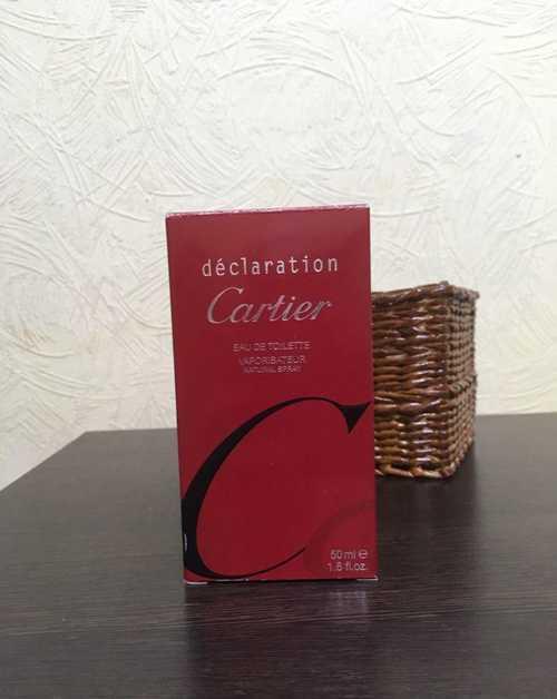 Духи Cartier declaration