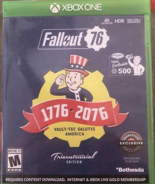Fallout 76 с dlc (x box one)