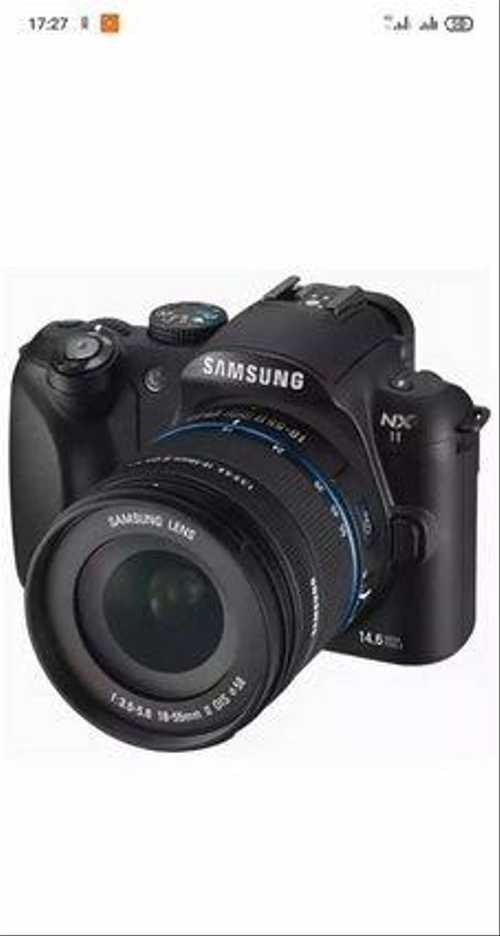 Гибридный фотоаппарат Samsung nx11