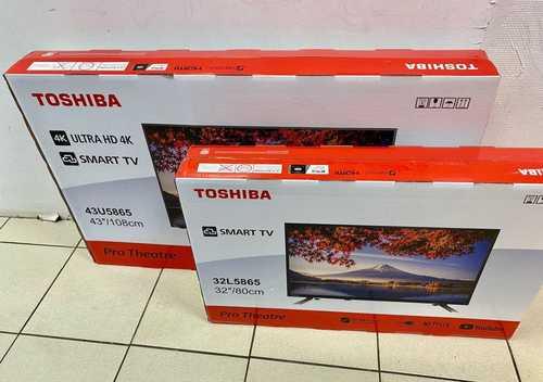 Телевизоры Toshiba новые 32" и 43"