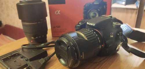 Sony A58 + 2 объектива