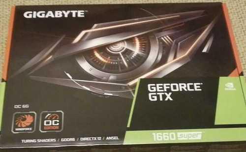 Видеокарта GeForce GTX 1660 super 6GB
