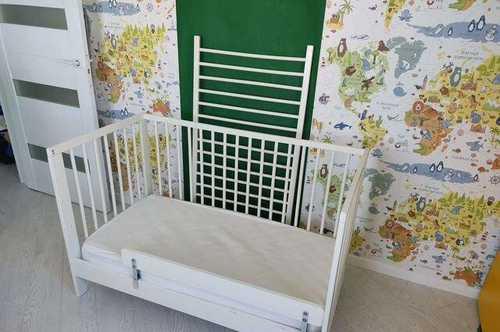 Металлическая детская кровать ikea