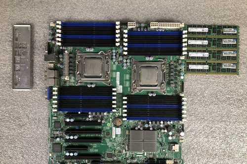 Комплект: Supermicro X9DRi-LN4F+2x2670v2+64GB