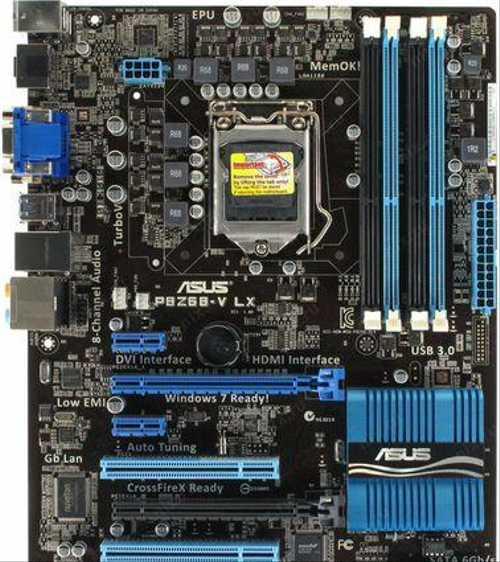 Подключение asus p8z68 v lx