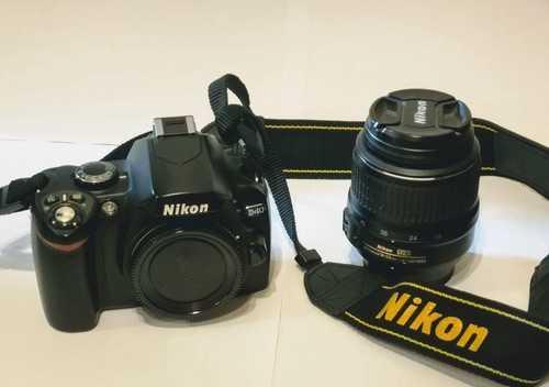 Зеркальный фотоаппарат Nikon D40 и кофр