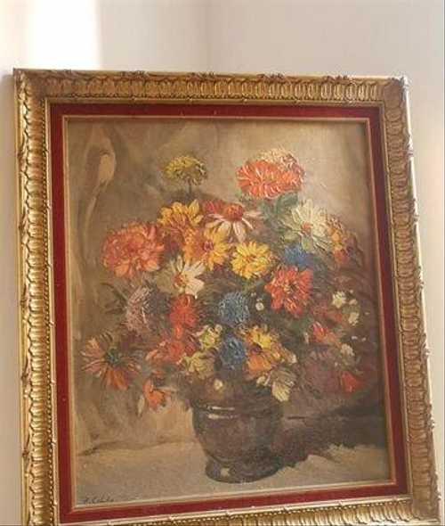 Картина «Цветы в вазе» Рудольф Колао