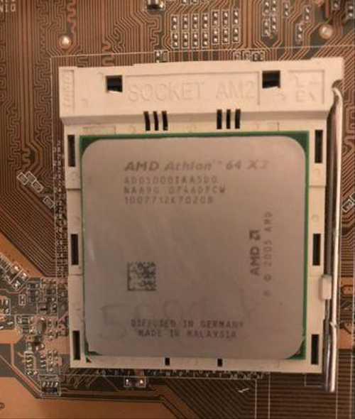 Связка процессор AMD Athlon 64x2 5000 / мать Asus