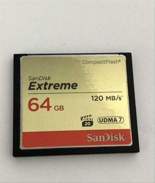 Compact flash Sandisk 64gb