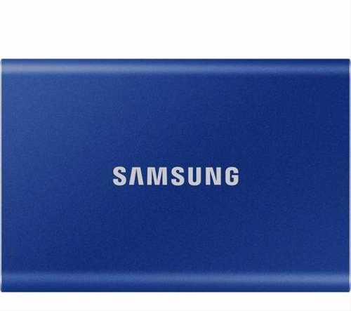 Внешний SSD-накопитель 1.8" 500Gb Samsung T7 MU-PC500H/WW (SSD) USB 3.2 Type C Синий