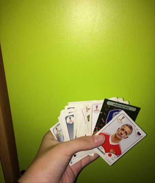 Panini fifa 2018 карточки с футболистами