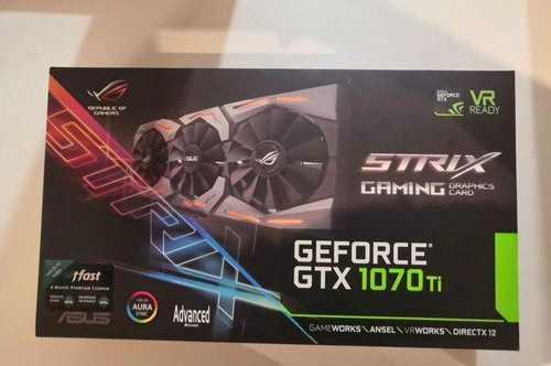 Asus Rog Strix GTX 1070Ti 8gb новая