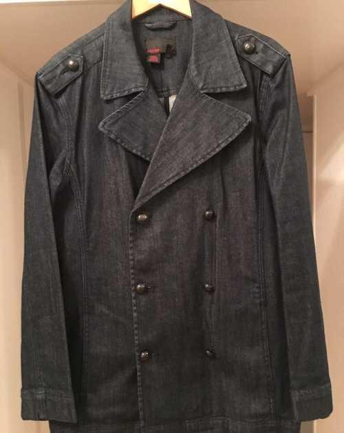 Джинсовый мужской тренч Zara
