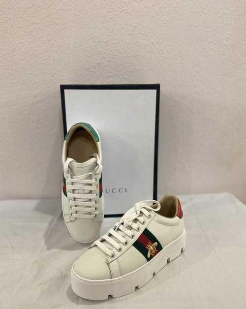 Кроссовки кеды женские Gucci