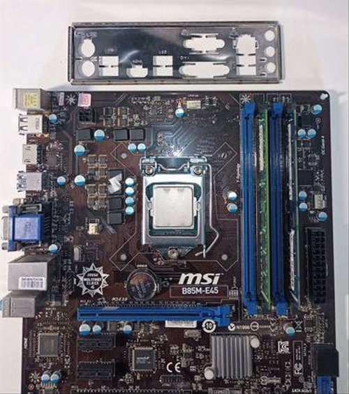 Intel Core i5 4590/MSI B85M-E45/16Gb
