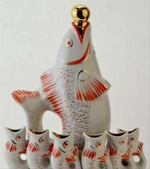 Фарфоровый набор Рыбки СССР