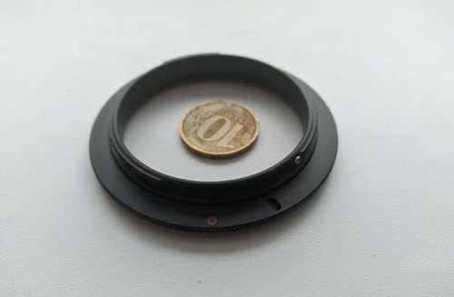 Реверсивное кольцо для макро M58-Canon EF