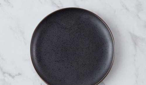 1 тарелка столовая 26 см чёрная