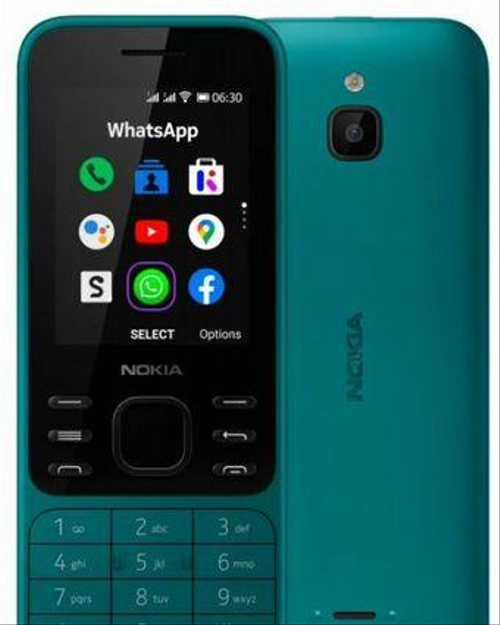 Телефон Nokia 6300 4G Dual Sim Green